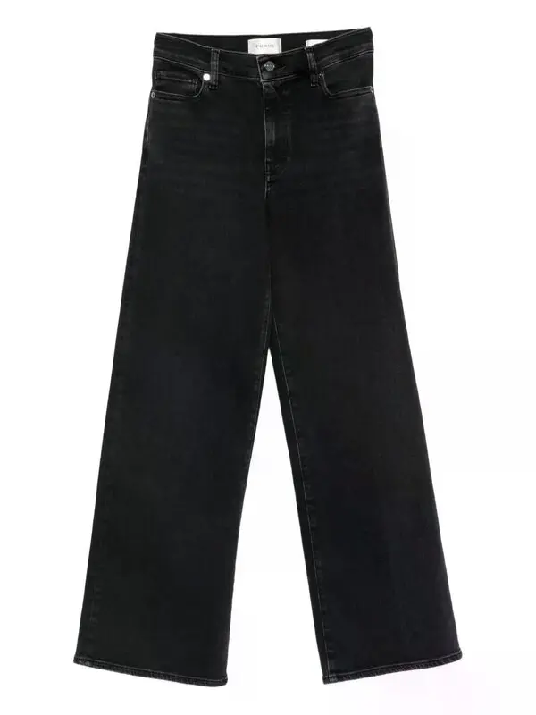 FRAME Five-pocket Wide-leg Jeans