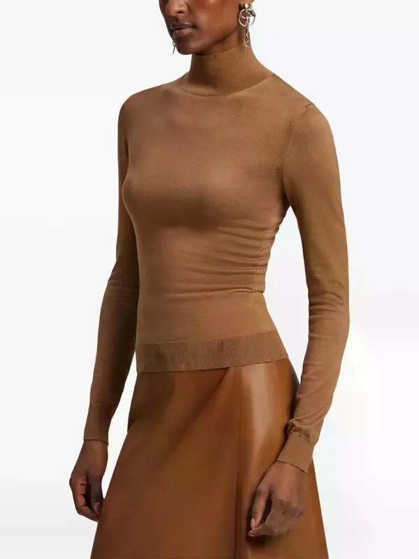 Ralph Lauren High-neck Top - Brown