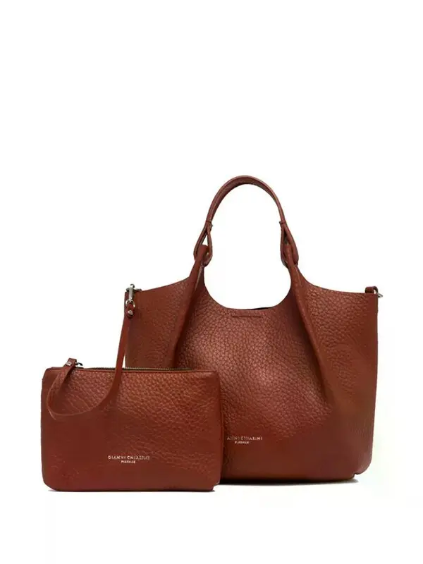 GIANNI CHIARINI Knotted-handle Leather Tote Bag