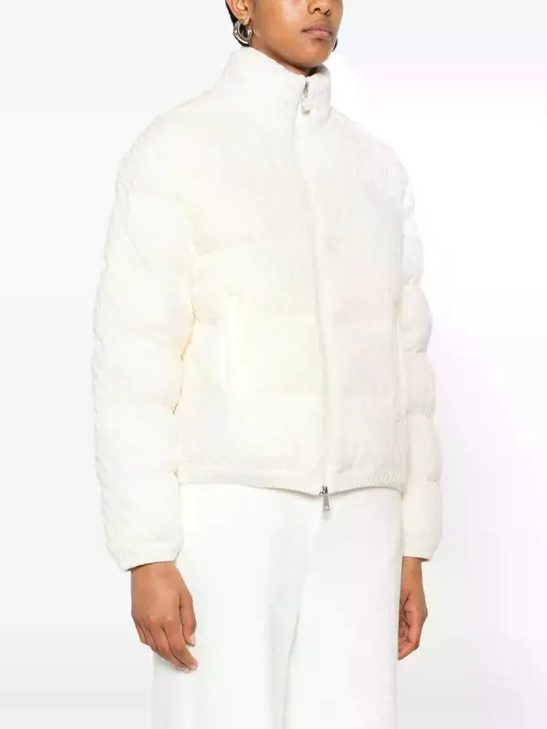 Moncler Cable-knit Padded Cardigan