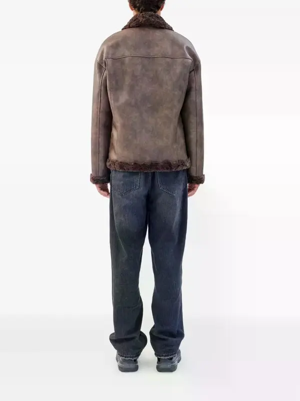 UNREAL FUR Faux Fur-collar Jacket