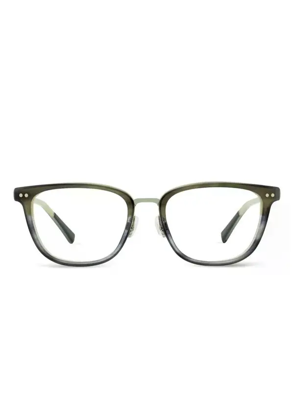 Shinola Rounded Rectangle-frame Glasses - Blue