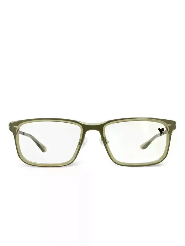 Shinola Rectangular-frame Glasses - Green