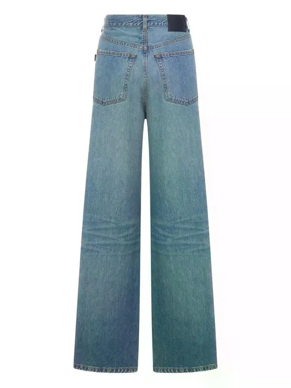 HAIKURE Pleated Wide Leg Jeans