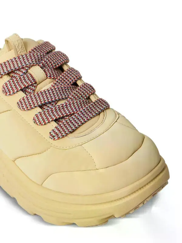 HOKA® Bondi Quilted Lace-up Sneakers - Yellow