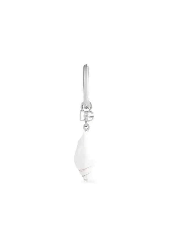 Dolce & Gabbana Seashell Single Earring - Silver