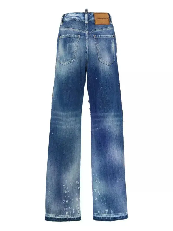 Dsquared2 Patchwork-embellished Jeans