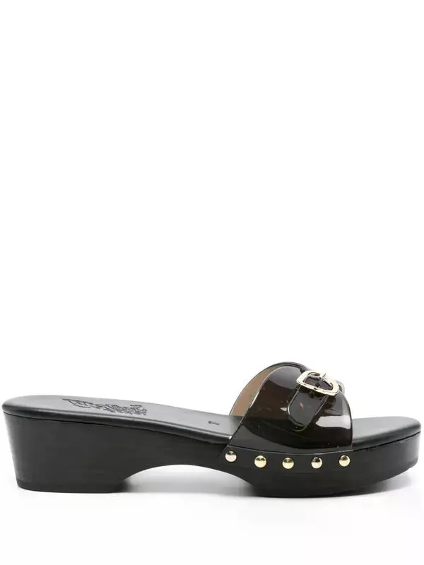 ANCIENT GREEK SANDALS 40mm Omonia Platform Sandals - Black