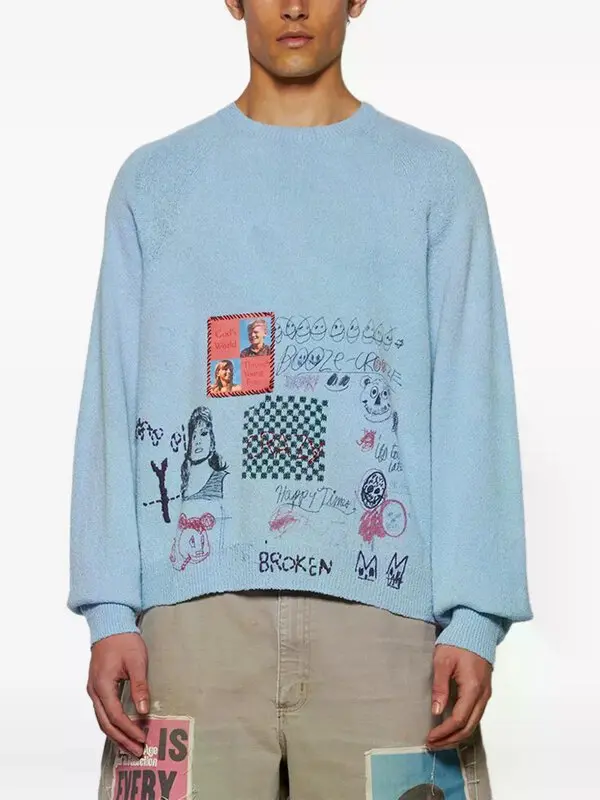 PALY Graphic Print Sweater