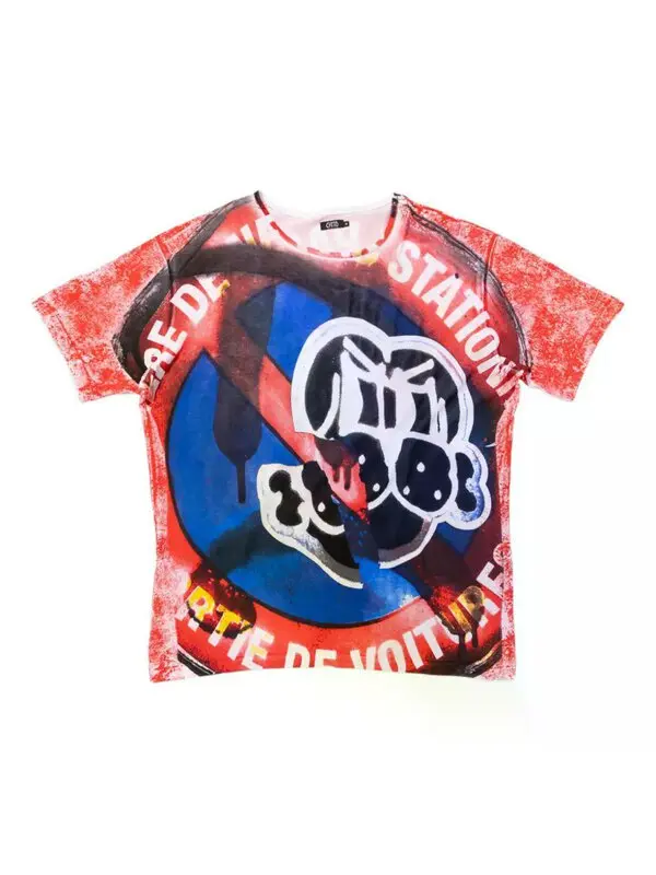 CHITÈ Graphic-print Crew-neck T-shirt