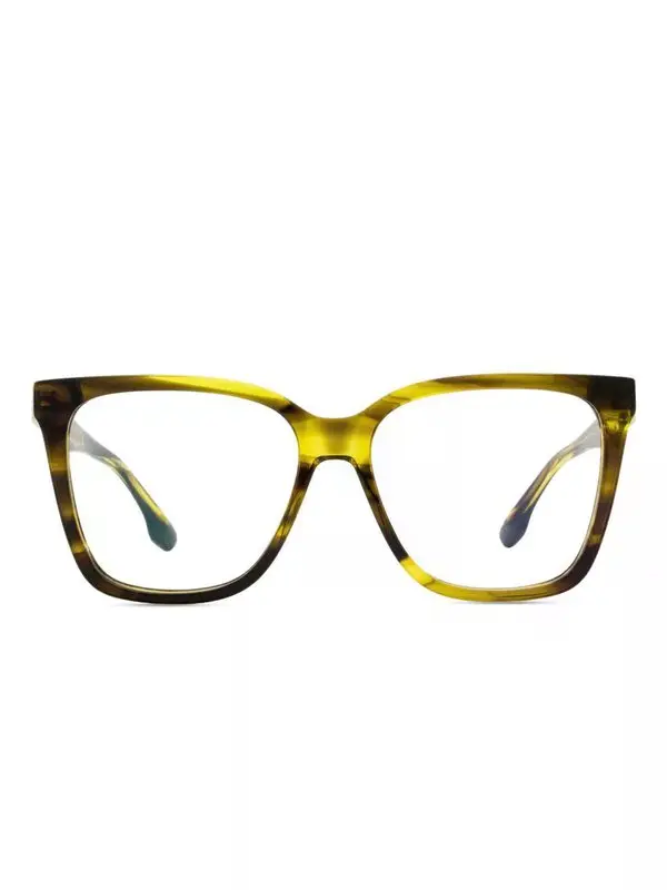Victoria Beckham 2680 Square Acetate Eyeglasses - Green