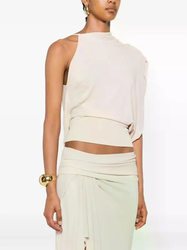 FRANCESCO MURANO Draped One-shoulder Top