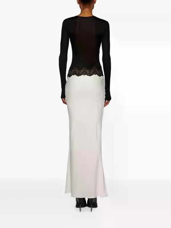 Christopher Esber Lace Trimmed Long-sleeve Dress