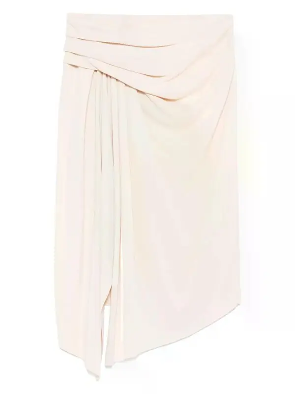 FRANCESCO MURANO Draped Asymmetric Skirt - Neutrals