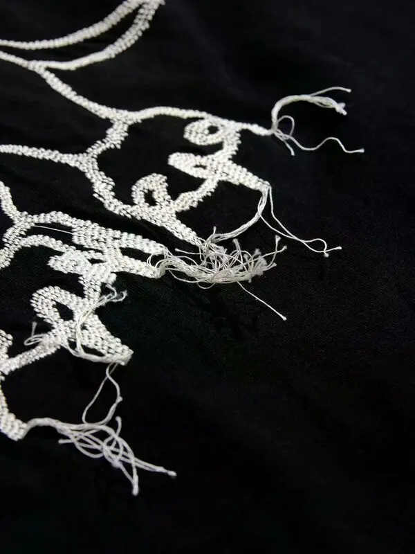 CHITÈ Dog-embroidered T-shirt