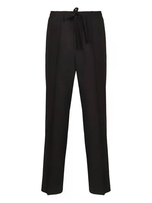 Valentino Garavani Wool Trousers - Black