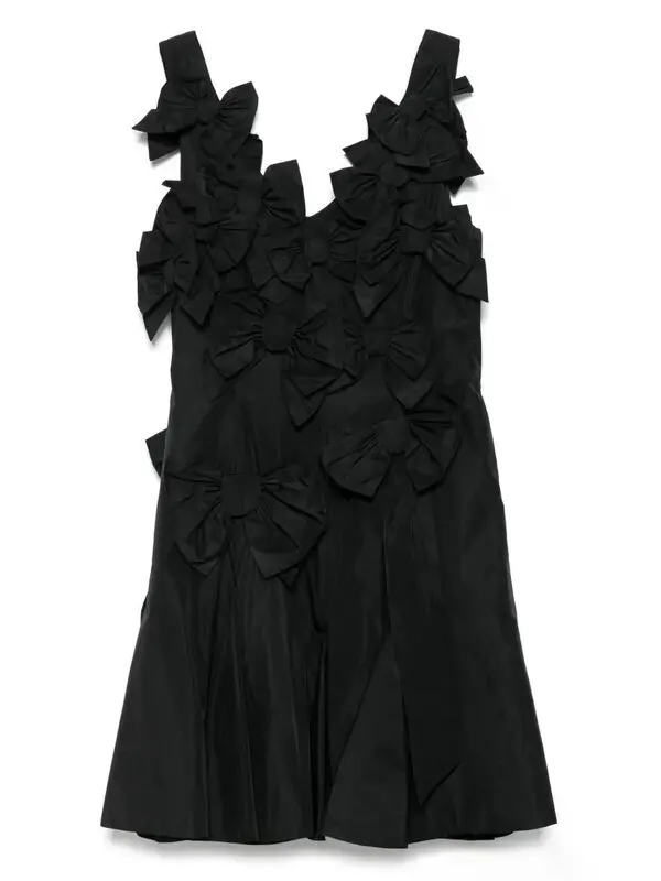 Viktor & Rolf Bow Bouquet Mini Dress - Black