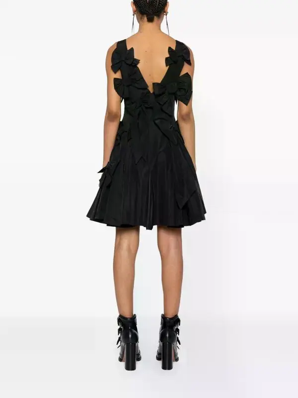 Viktor & Rolf Bow Bouquet Mini Dress - Black