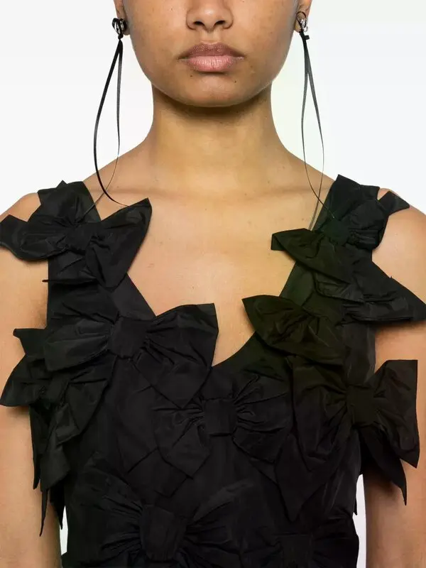 Viktor & Rolf Bow Bouquet Mini Dress - Black