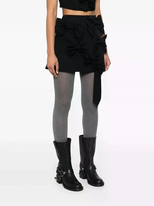 Viktor & Rolf Bow Bouquet Mini Skirt - Black