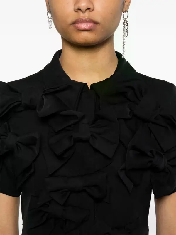 Viktor & Rolf Bow Bouquet Mini Dress - Black
