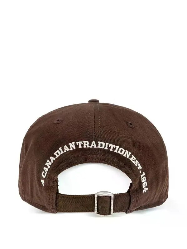 Dsquared2 Embroidered-patch Baseball Cap - Brown