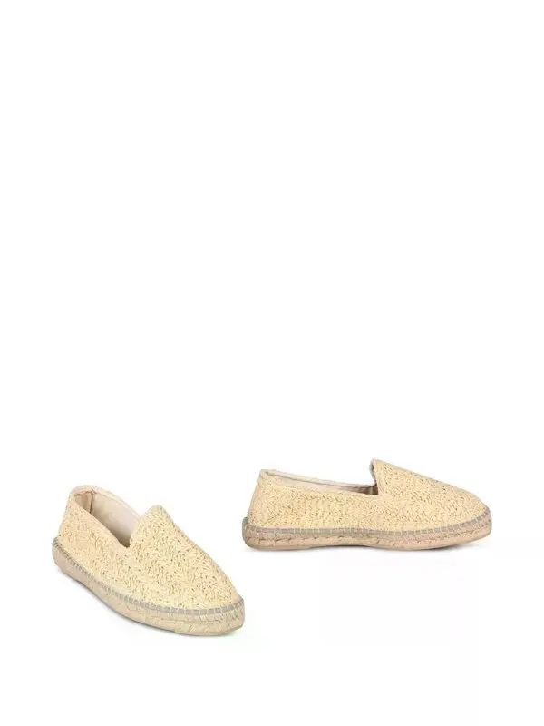 Manebí Raffia Espadrilles - Neutrals