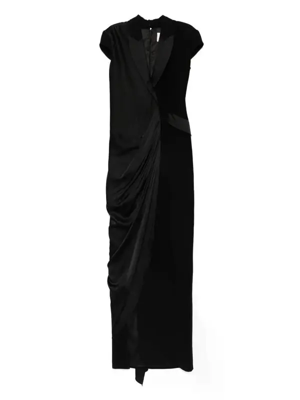 SILK LOVE & LACE Silk V-neck Dress