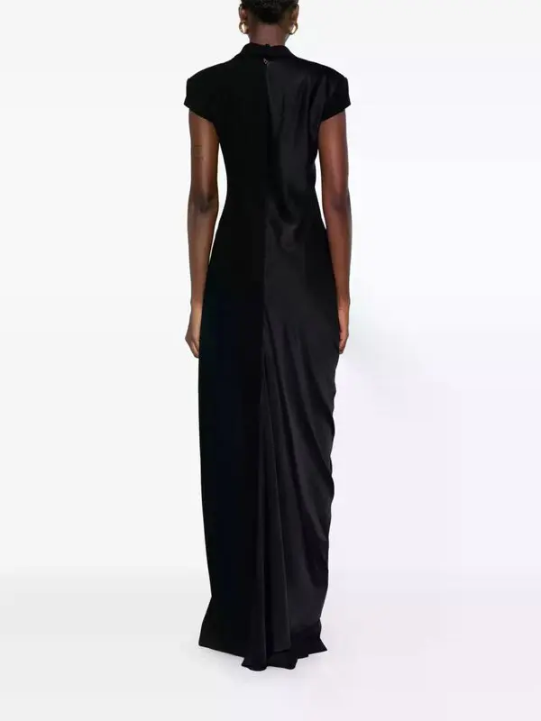 SILK LOVE & LACE Silk V-neck Dress