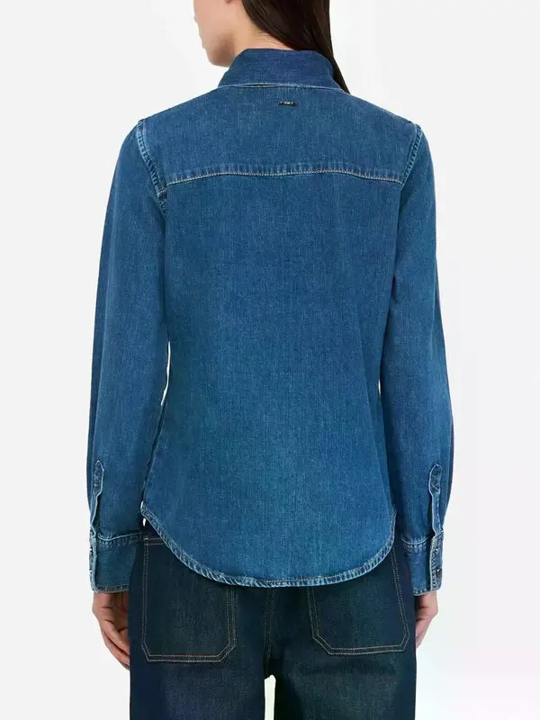 Liu Jo Denim Scarf Collar Shirt