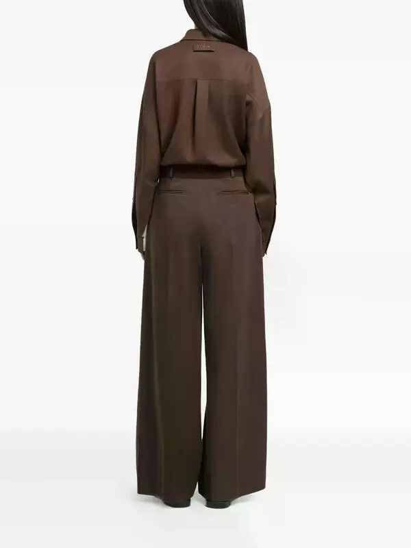 Ports 1961 Pleated Wide Leg Trousers