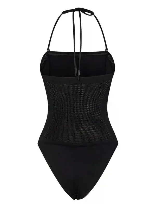 Wolford Halter-neck Mesh Swimsuit