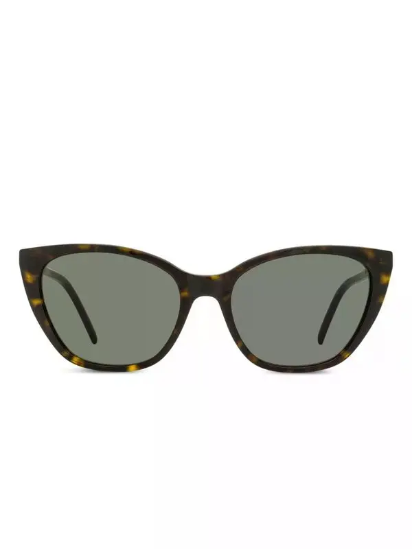 Saint Laurent M69 Cat-eye Sunglasses - Brown
