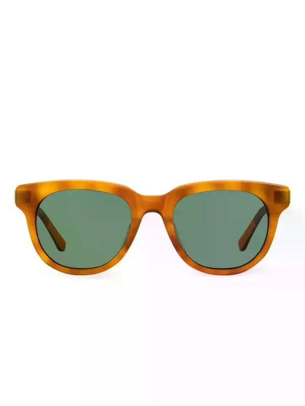 Shinola Thunderbolt Rectangular Sunglasses - Brown