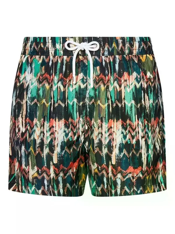 Missoni Zigzag-print Swim Shorts