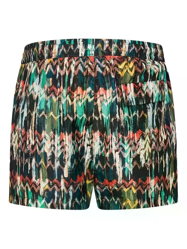 Missoni Zigzag-print Swim Shorts