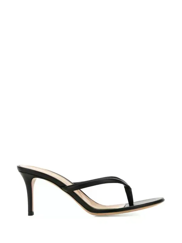 GIANVITO ROSSI 70mm Calypso Leather Sandals - Black