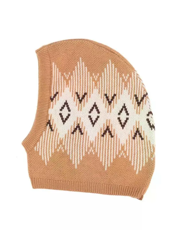 Varley Jacquard Balaclava - Brown