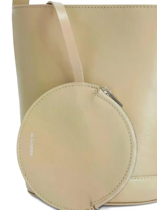 JIL SANDER Cannolo Bucket Bag - Neutrals
