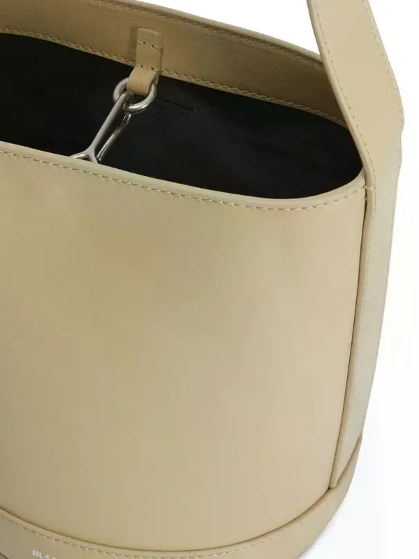 JIL SANDER Cannolo Bucket Bag - Neutrals