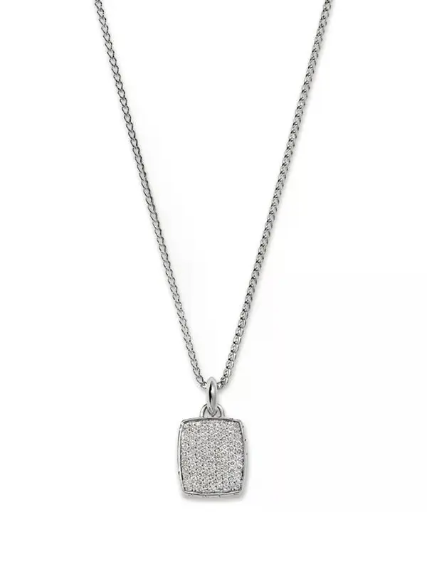 John Hardy Tag Pendant Necklace - Silver
