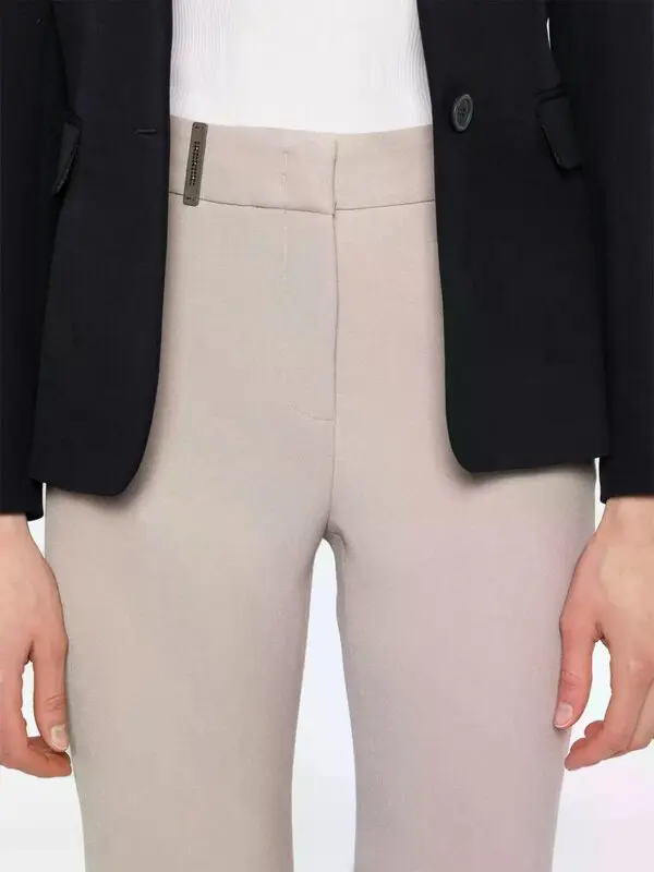 Peserico Cropped Trousers - Neutrals
