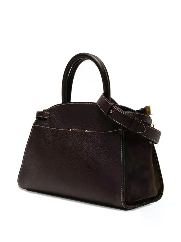 GIANNI CHIARINI Farah Maxi-grain Leather Tote Bag - Brown
