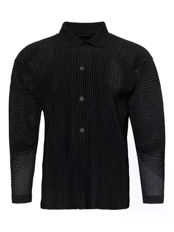 Issey Miyake Pleated Shirt Jacket