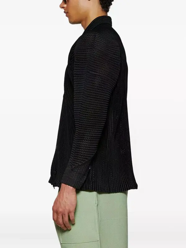 Issey Miyake Pleated Shirt Jacket