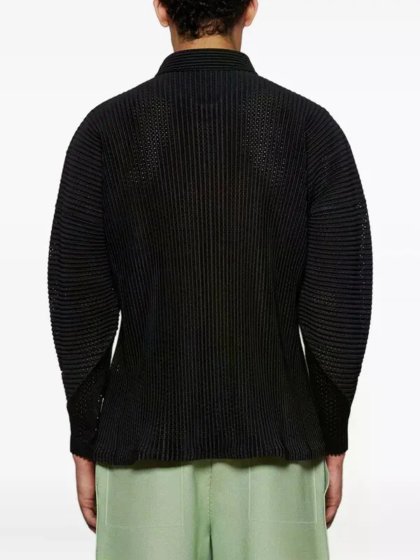 Issey Miyake Pleated Shirt Jacket