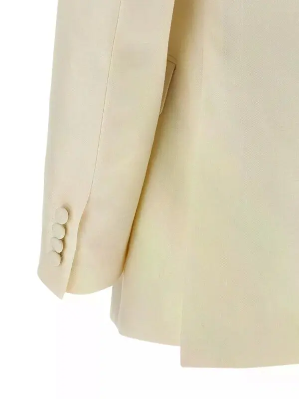 Brioni Flavia Double-breasted Peak-lapel Blazer - Neutrals