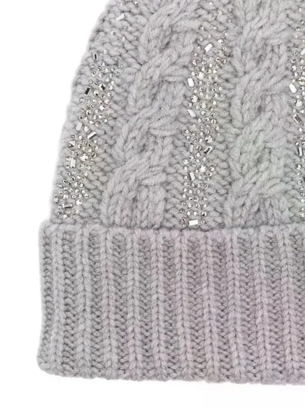 Ermanno Scervino Cable-knit Beanie