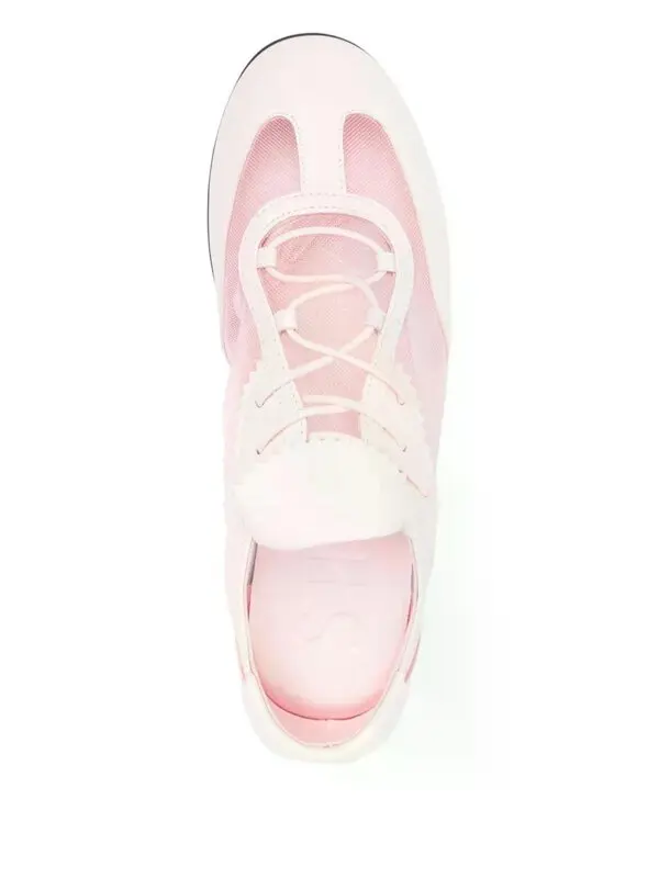 Stine Goya Lace-up Mesh Sneakers - Pink