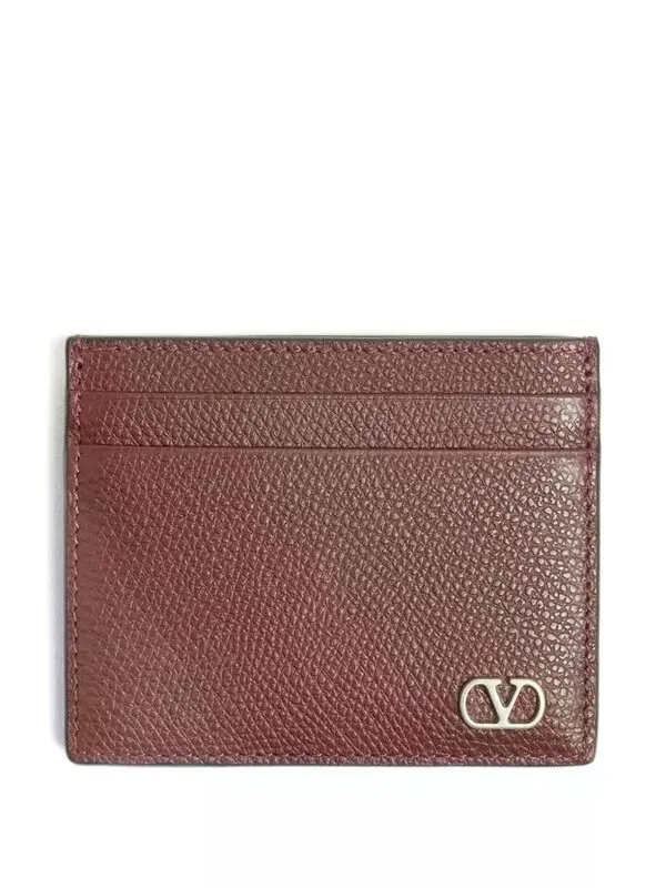 Valentino Garavani Vlogo Signature Cardholder - Brown